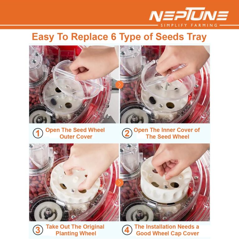 Neptune Hand Operated Agricultural Manual Seeder, 12 Teeth Seed Planter ...