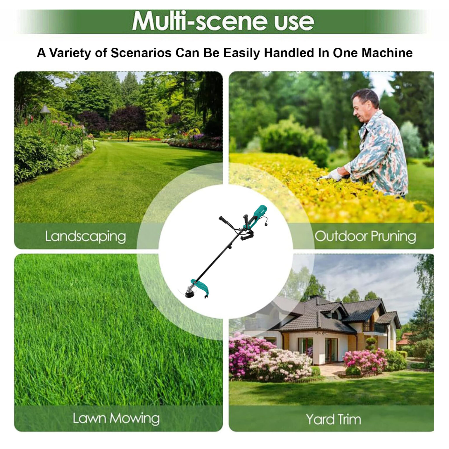 Neptune Side Pack Brush Cutter 35cc Advanced Technology 4Stroke Petrol ...