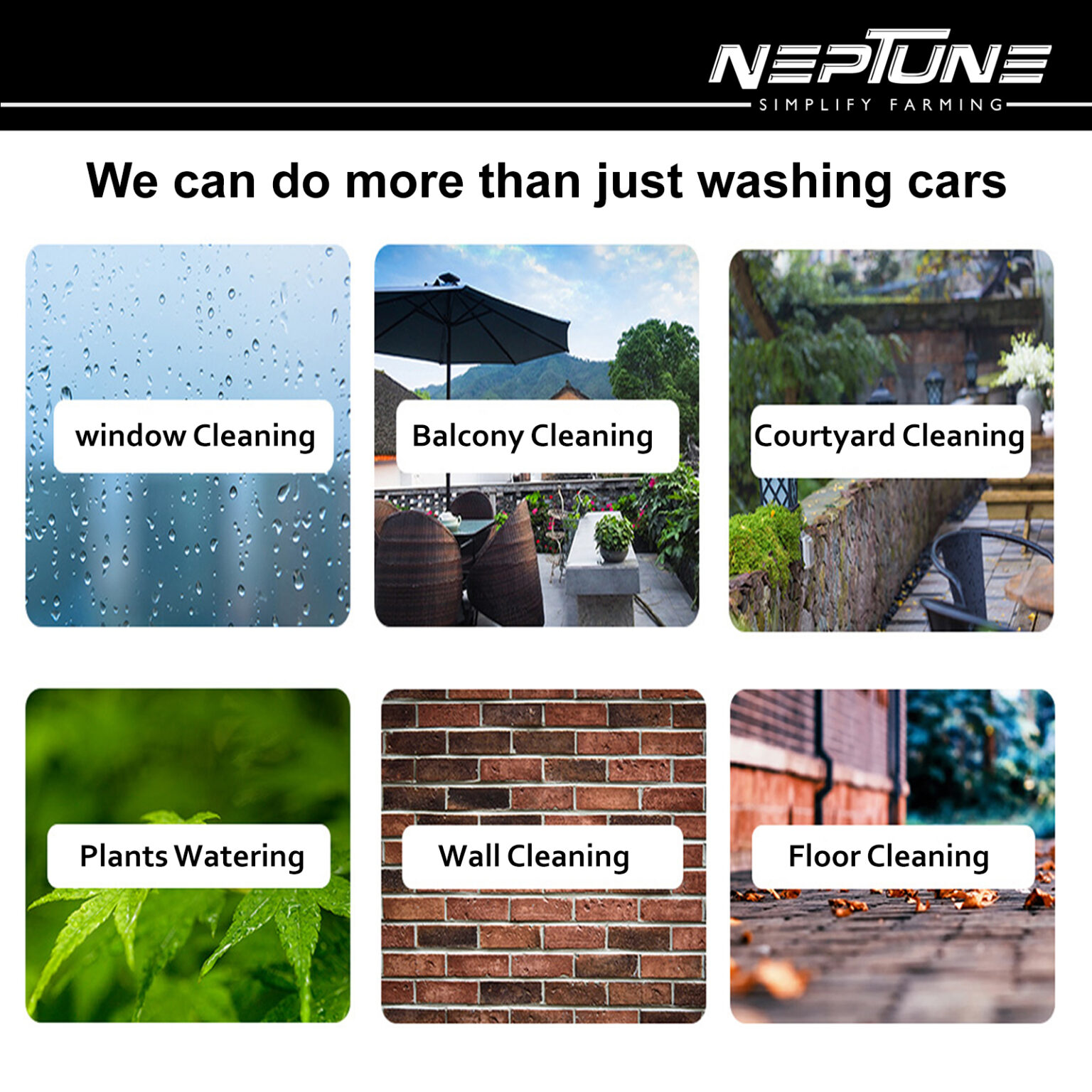 Neptune Electric High Pressure Car Washer | 3000 Watts | 135 Bars | 10 ...