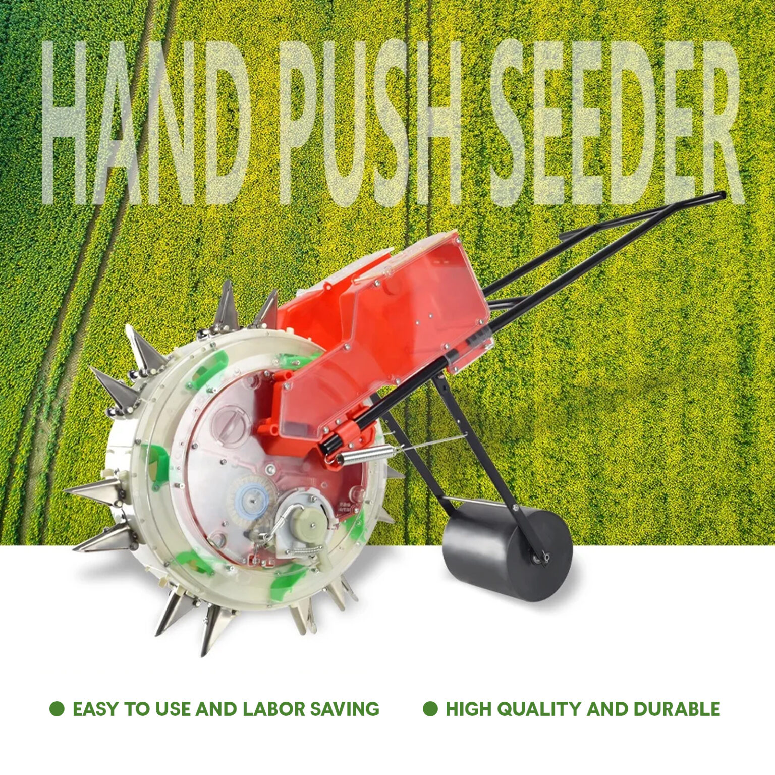 Neptune Hand Operated Agricultural Manual Seeder | 14 Teeth Seed ...