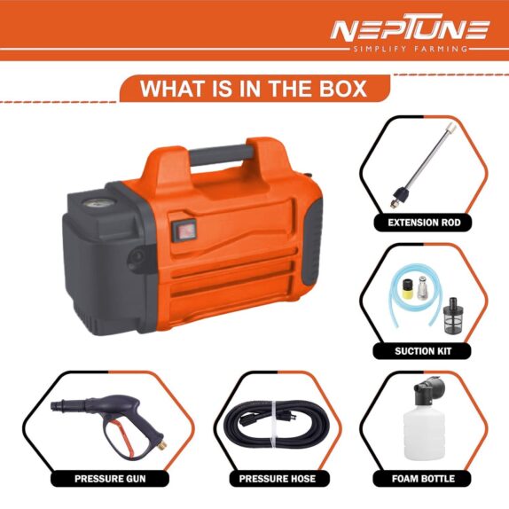 Neptune High Pressure Car Washer | 2000 Watts | 115 Bars | 12L / Min ...