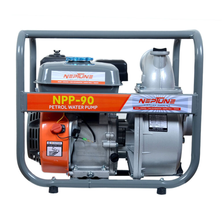 Neptune 7 HP Portable Water Pump | 4 Stroke | 170 Petrol Engine With ...
